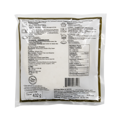 Peking Duck Wrapper - TFI Foods Ltd.